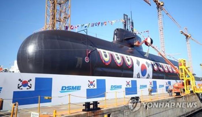 두 번째 3000t급 잠수함 ‘안무함’ 시운전 마치고 해군에 정식 인도